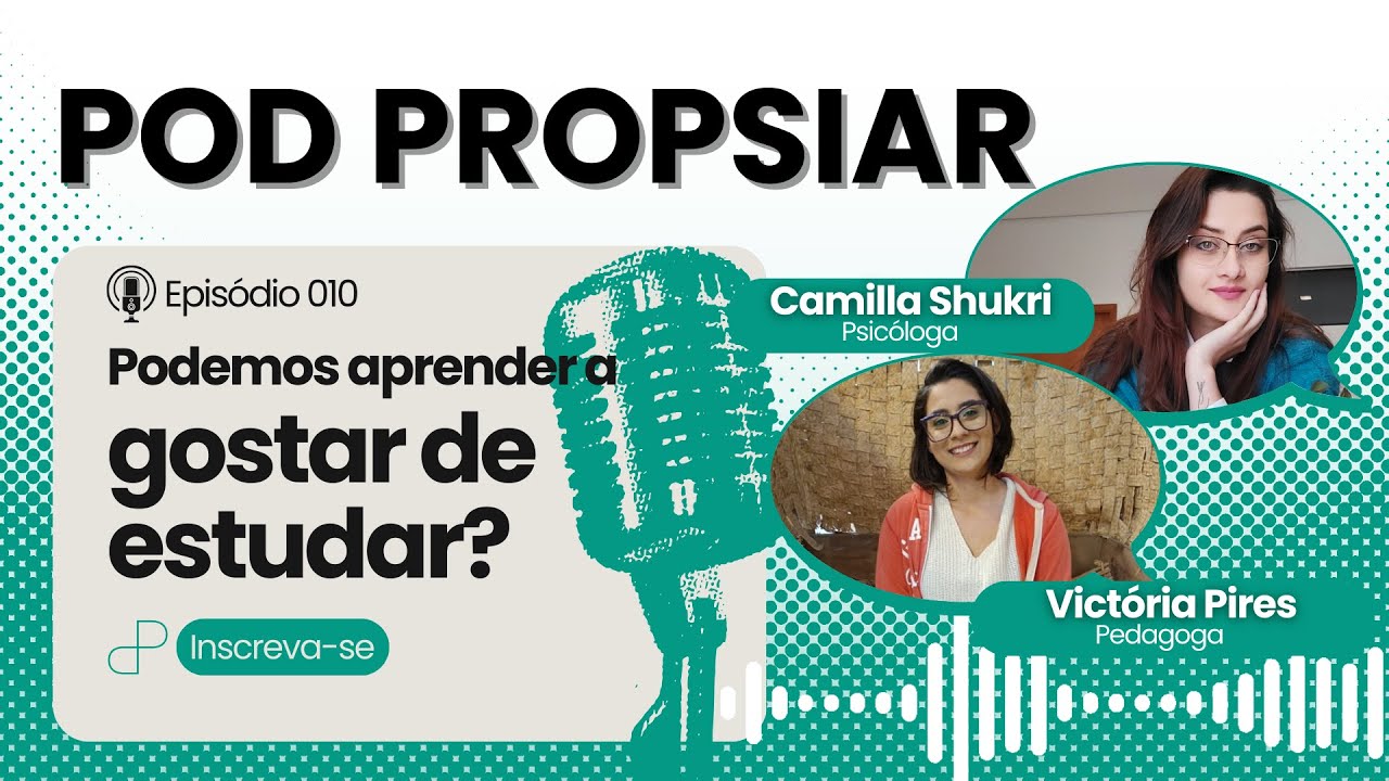 Podemos aprender a gostar de estudar? | com Victória Pires | POD ...