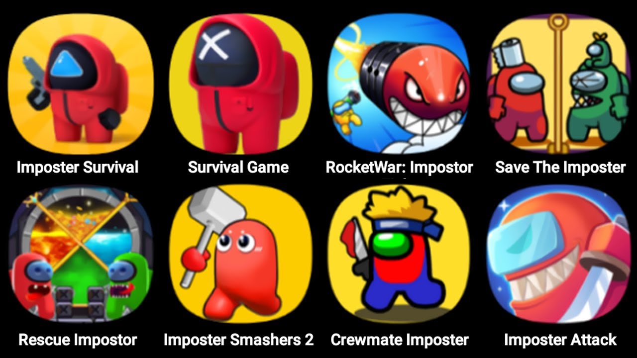 Imposter Survival, Survival Game, Rocket War, Impostor Fight, Save The ...