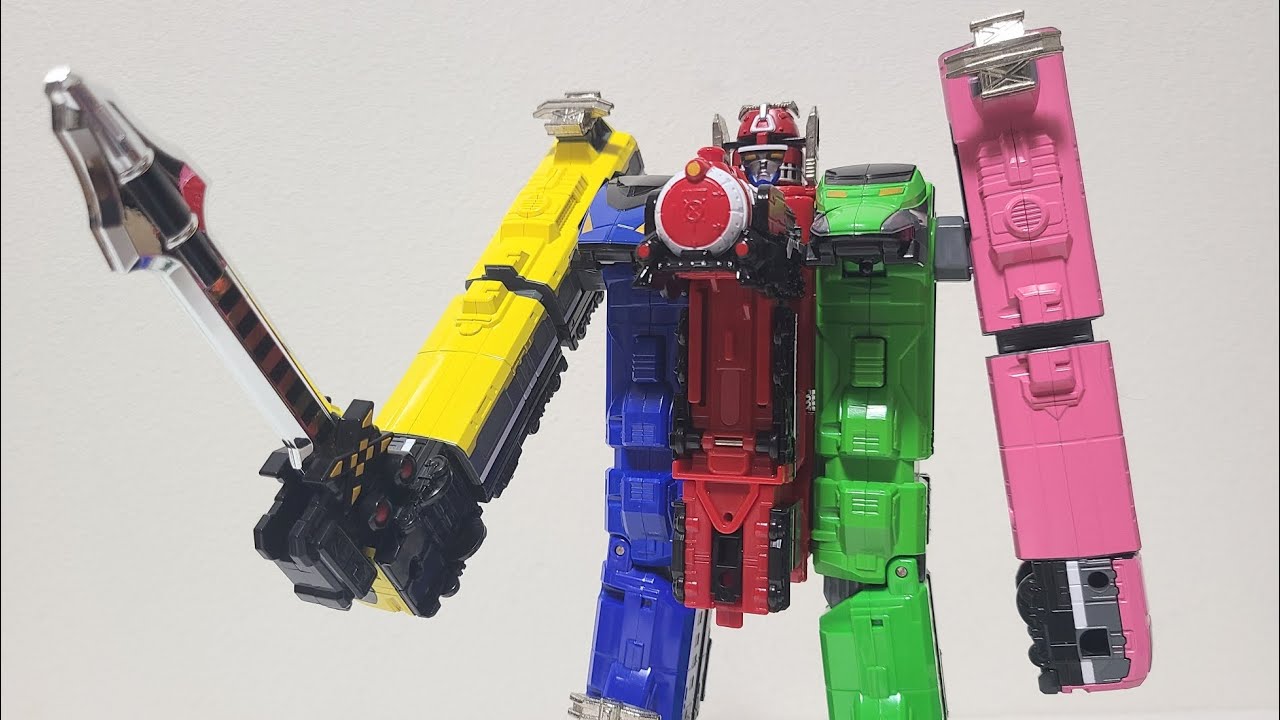 【열차전대 토큐쟈】 초합금 열차합체!! 토큐오 가지고 놀자~☆★ RESSHA SENTAI TOQ-OH - YouTube