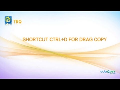 03-1-4 Shortcut Ctrl+D for Drag Copy - YouTube