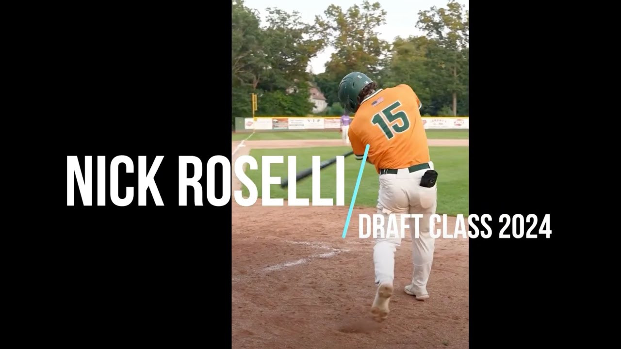 Nick Roselli — MLB Draft Class 2024 — IF/OF Binghamton University - YouTube