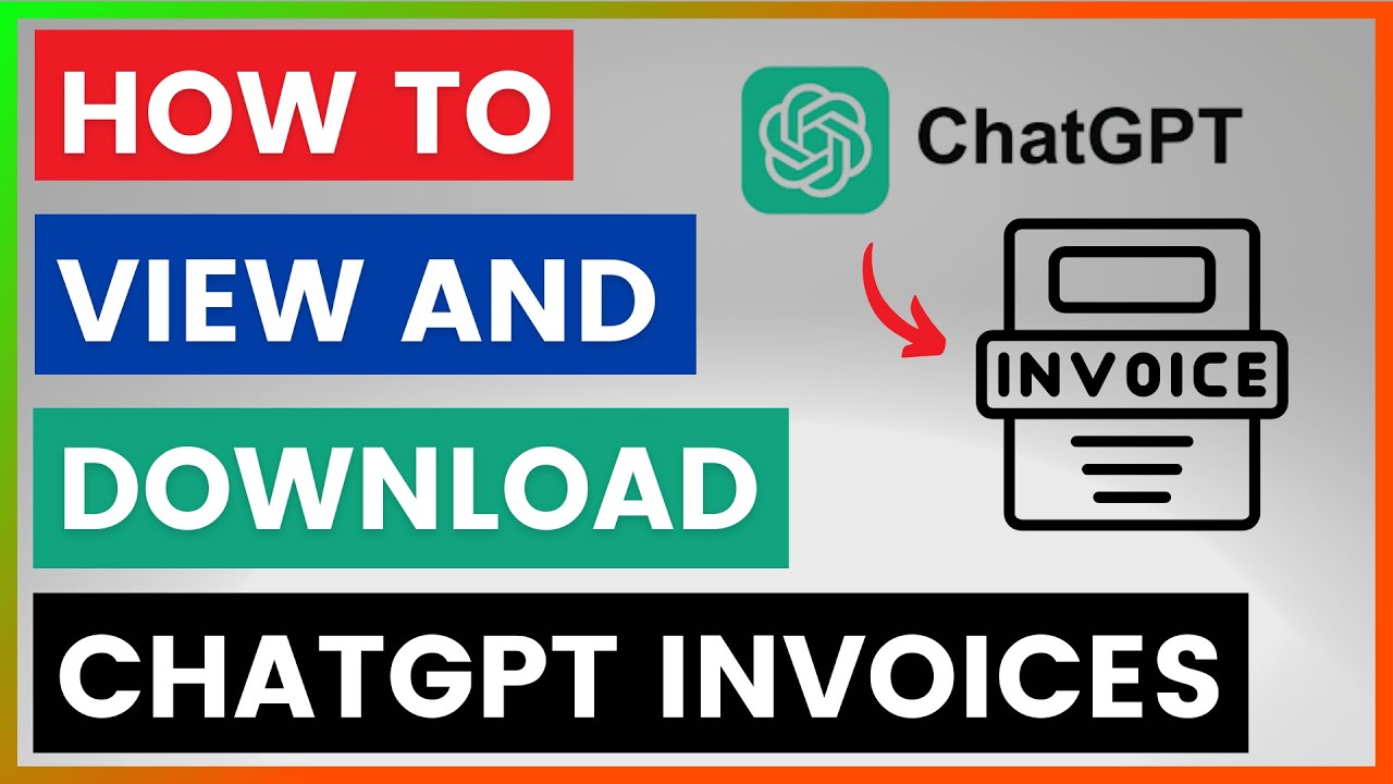 How To View And Download ChatGPT Invoices? [in 2025] - YouTube