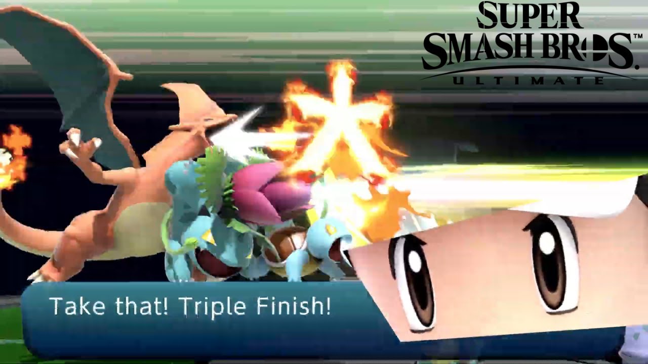 Super Smash Bros Ultimate 8 Player Final Smash Pokemon Trainer! - YouTube
