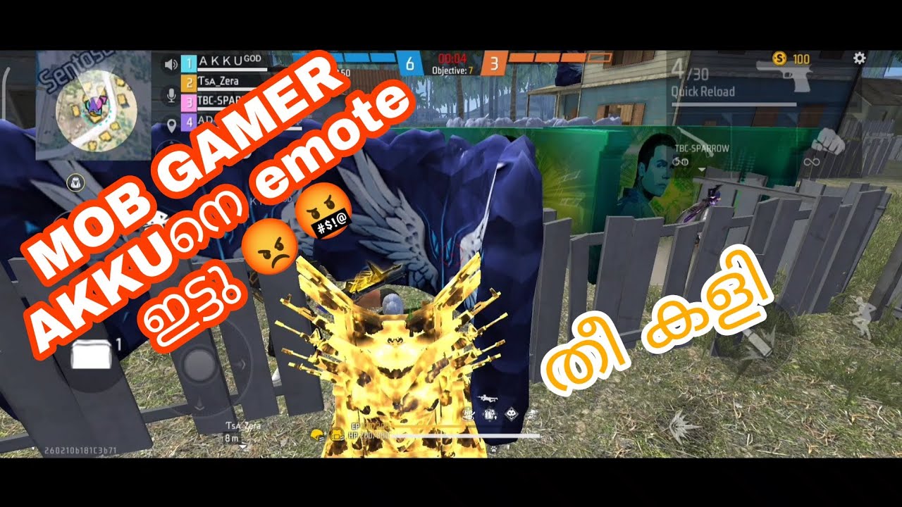 MOB GAMER AKKUനെ emote ഇട്ടു 😡🤬Reveng match🔥@mobgamerakku @adroman3459 ...