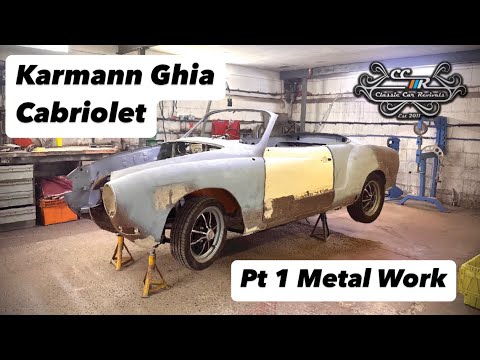 Karmann Ghia Cabriolet Restoration!! Pt1 Just How Rusty is it??!!! - YouTube