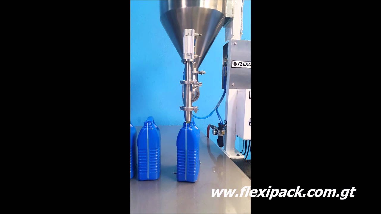 Aceite litro y galón, Dosificador presurizado, 01 inyector, Flexor, Flexipack - YouTube