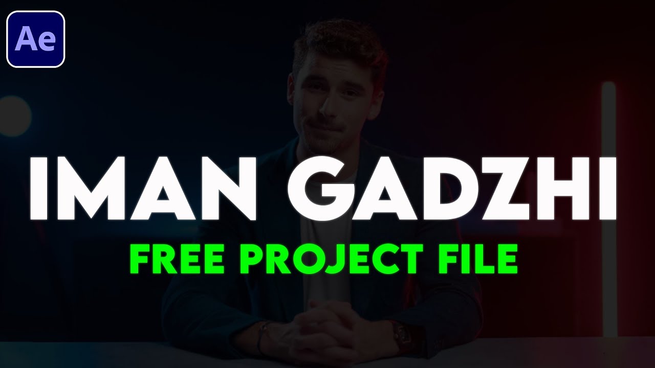 Animate Like Iman Gadzhi - Free Project Files - YouTube