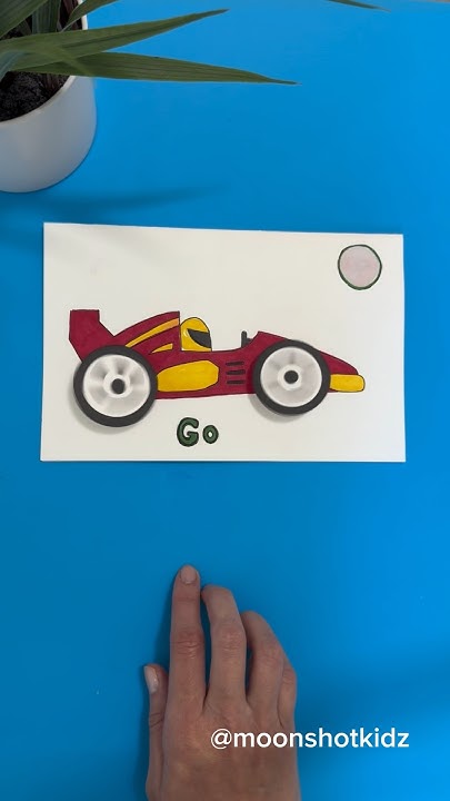 DIY “Race car” interactive card. Easy and fun paper electronics project ...