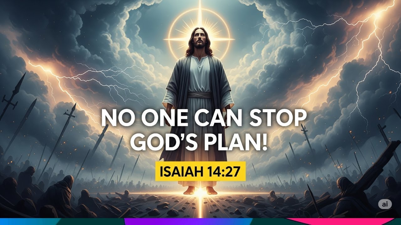 🔴Bible Verse of the Day: No One Can Stop God's Plan! | Isaiah 14::27 ...