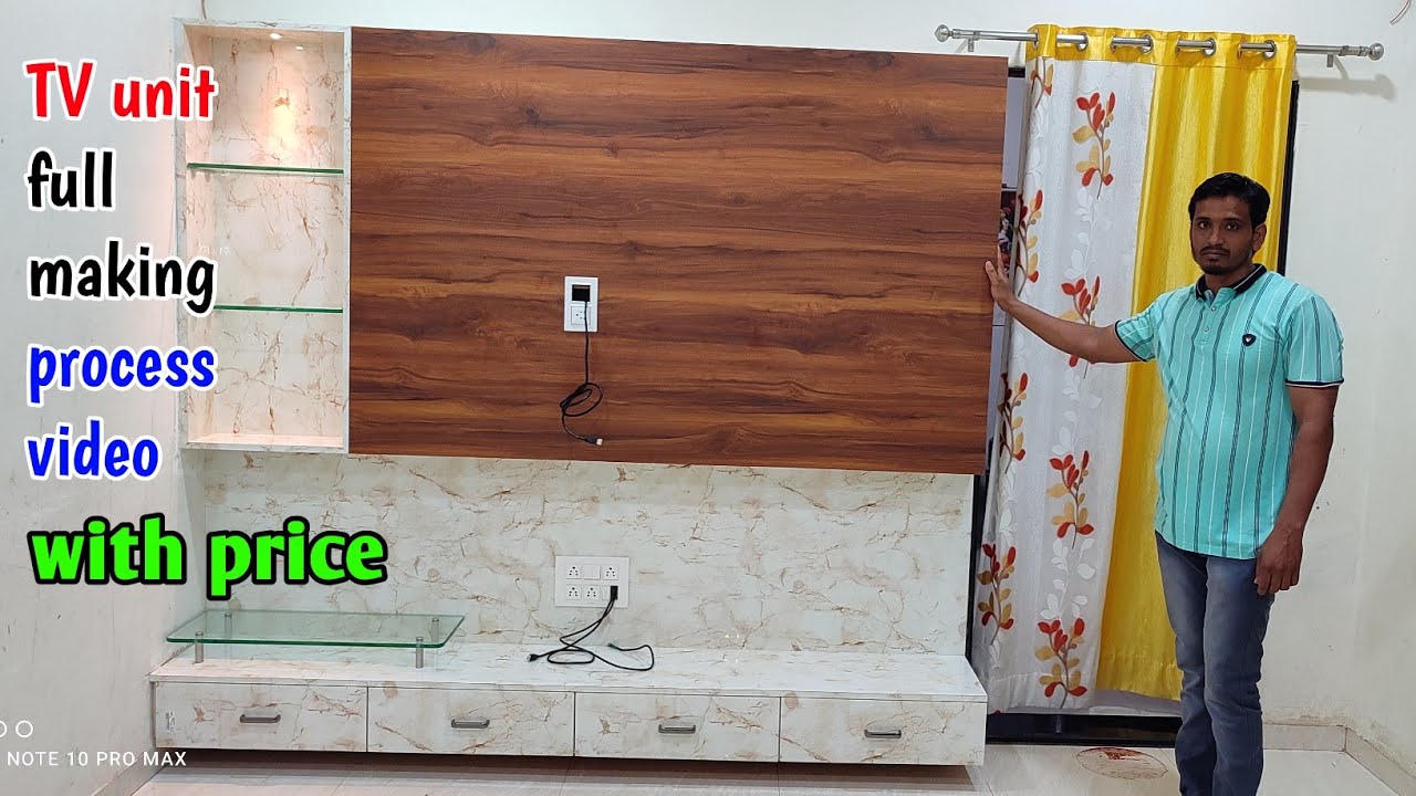 How to Build a TV unit living room ? टीवी यूनिट लिविंग रूम में कैसे ...