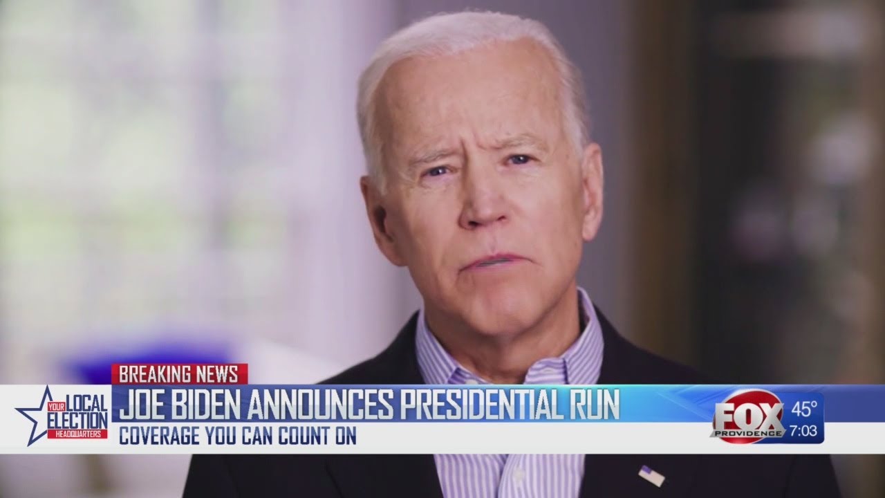 Joe Biden launches 2020 presidential campaign - YouTube