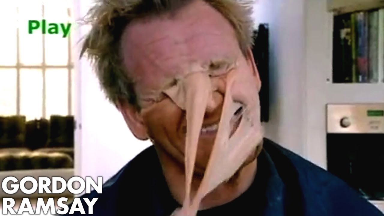 Gordon Ramsay reveals his disguise to Delia Smith | Gordon Ramsay - YouTube