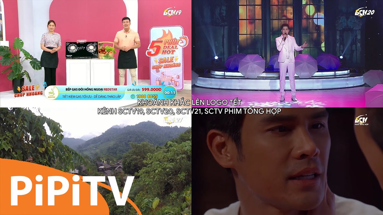 [Multiview] Khoảnh khắc lên logo Tết các kênh SCTV19, 20, 21, Phim Tổng ...