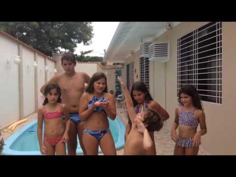 Desafio da piscina 🏊 Ft: Primos , #IsaSummer