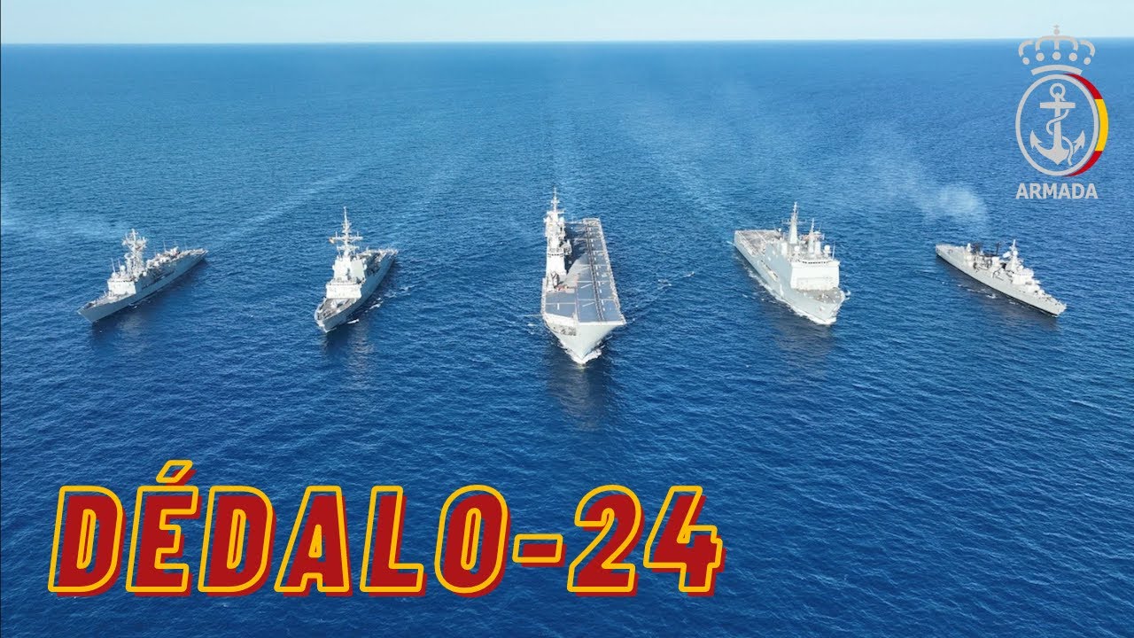Dédalo 24 🇪🇦 La ARMADA patrulla los mares europeos - YouTube