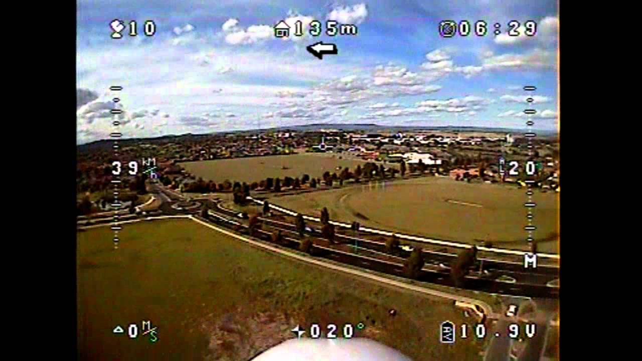 Remzibi's OSD Flight with HK 5.8Ghz Video RX/TX System on Bixler Glider ...