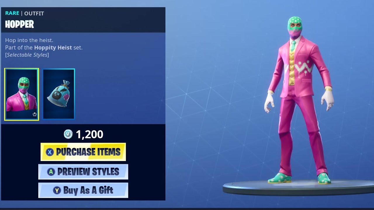 *NEW* Hopper Skin and Pastel Print Camo in Fortnite! - YouTube