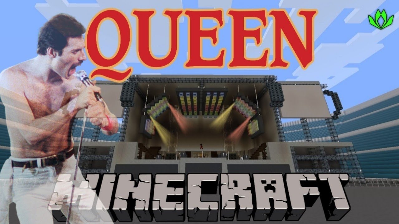 Queen Minecraft Concert Stage - The Works Tour - YouTube