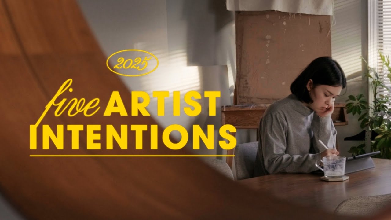 thoughts & reminders for artists 2025 intentions - YouTube