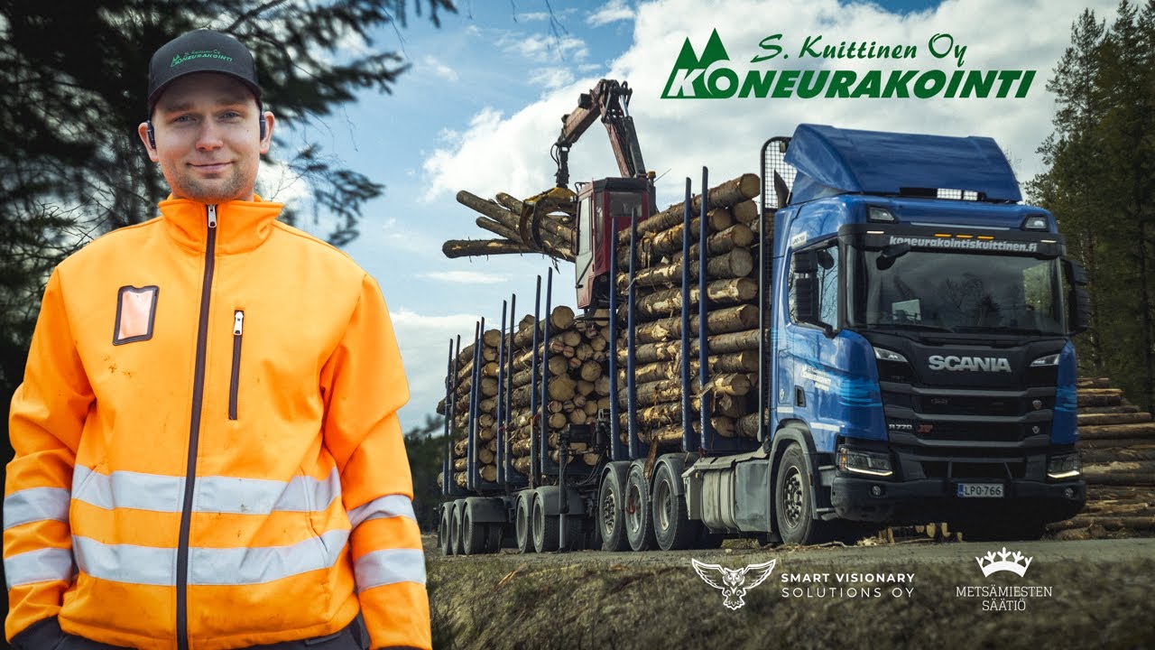 Puutavara-autonkuljettaja Mika - Koneurakointi S. Kuittinen Oy - Nuorten Tarinat Metsäalalta ...