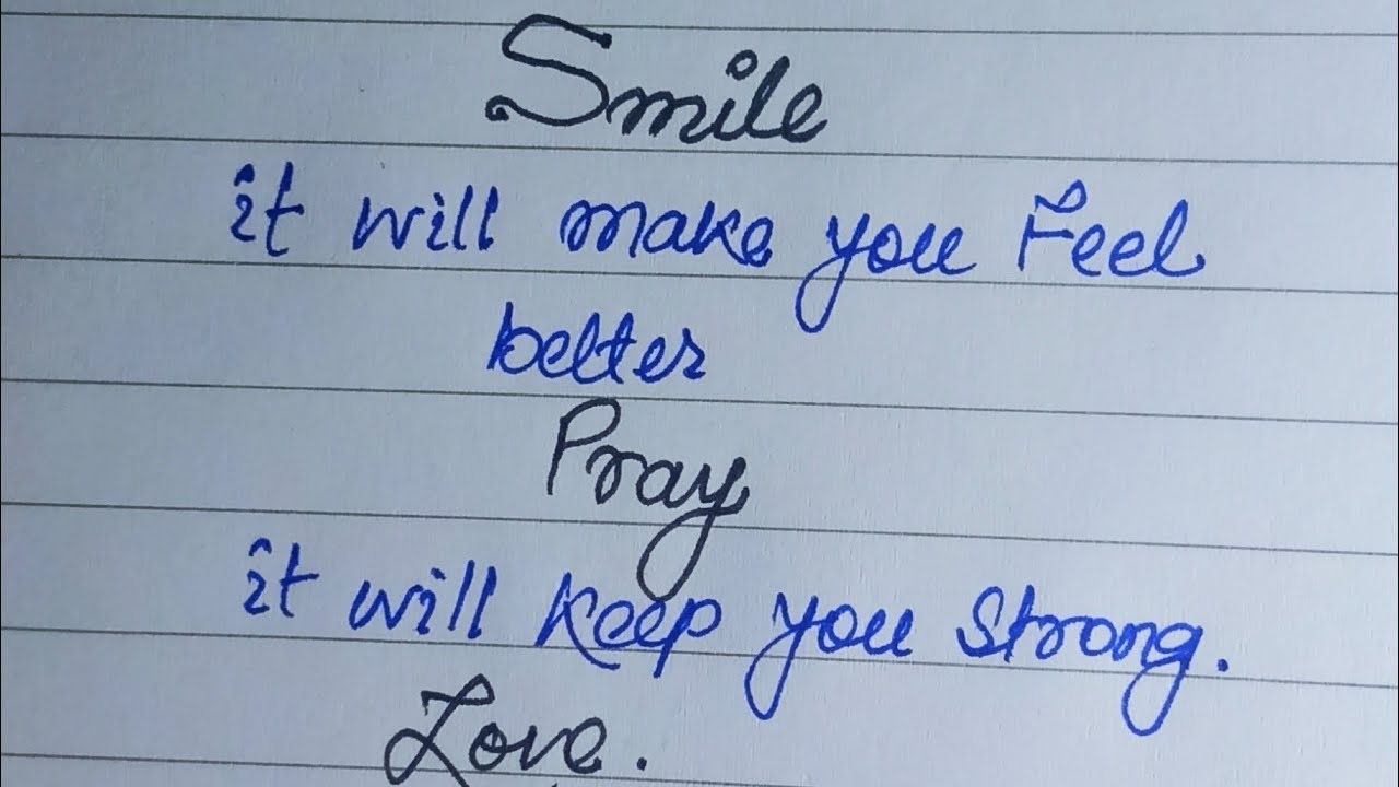 Smile It Will Make You Feel Better Pray It Will Keep You String Love Enjoy Life | @e2writerb2 ...