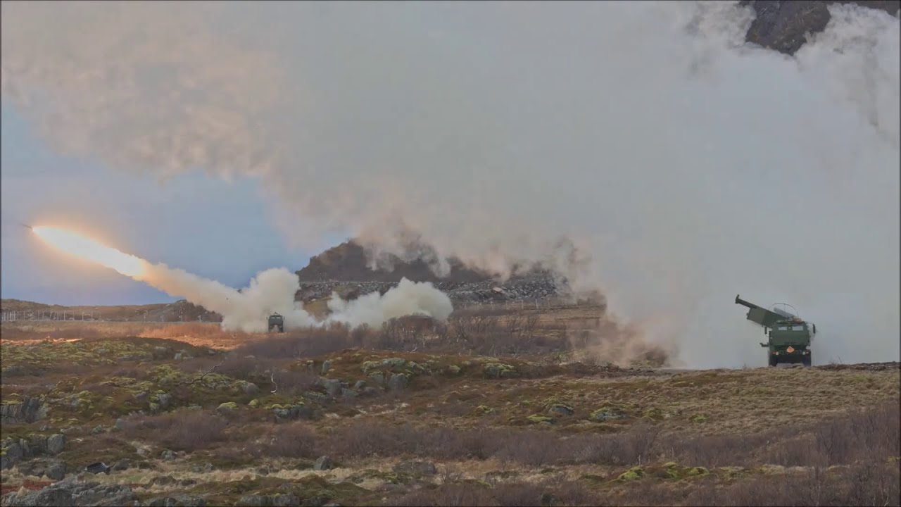 Marines Fire HIMARS in Andøya Norway - YouTube