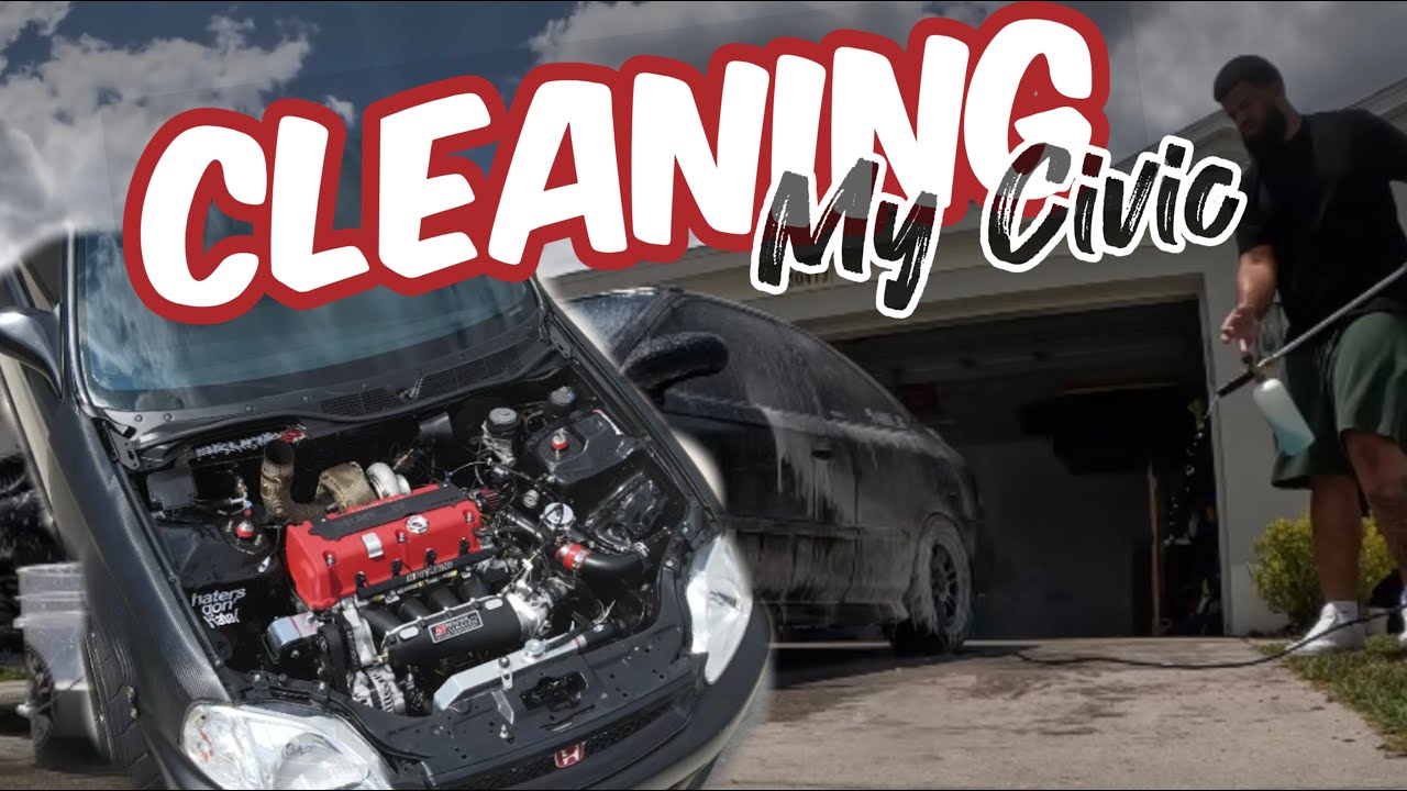 VID#3- CLEAN MY CIVIC + DRONE FOOTAGE - YouTube