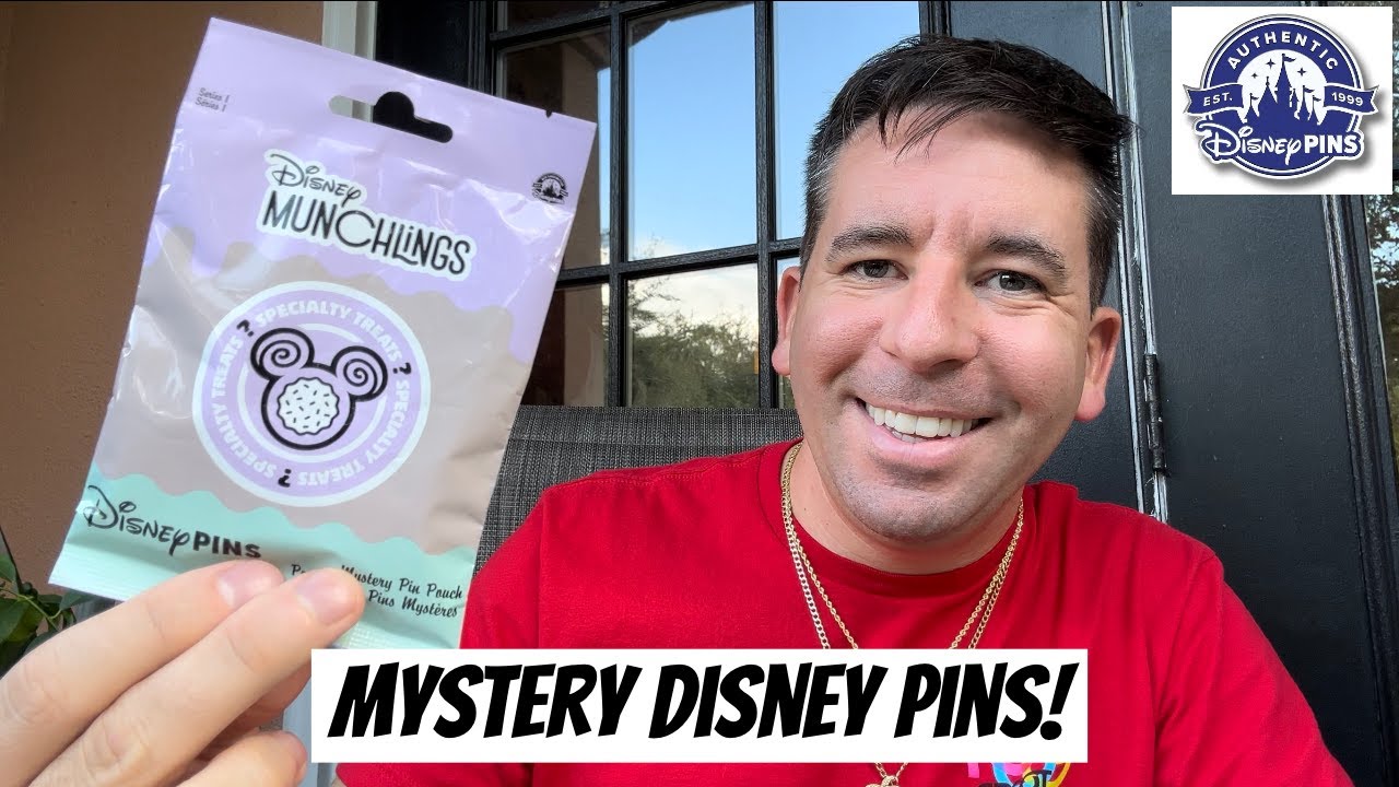 Disney Munchlings Series 1 Mystery Pins Youtube