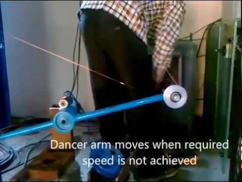 Winding application using Dancer arm and VFD SolimsTV - YouTube