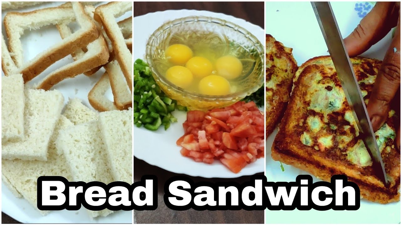 Bread sandwich || Easy Breakfast recipe | P N Creations by Sheena - YouTube