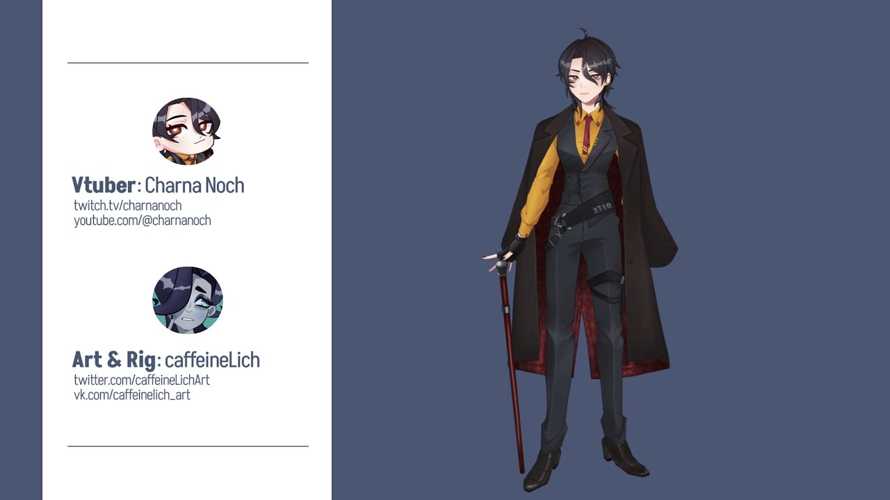 [Live2D Showcase] Charna Noch, the Great Detective Vtuber - YouTube