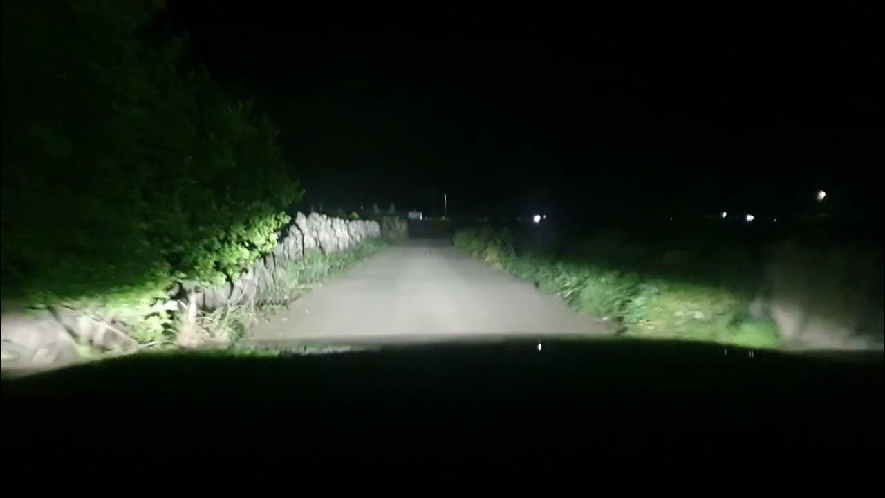 쏘나타 DN8 MFR LED헤드램프 광량 밝네요 - YouTube