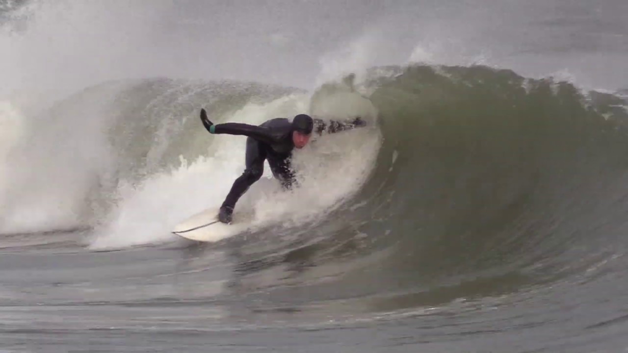 Surfing Delaware on January 1st, 2019! - YouTube
