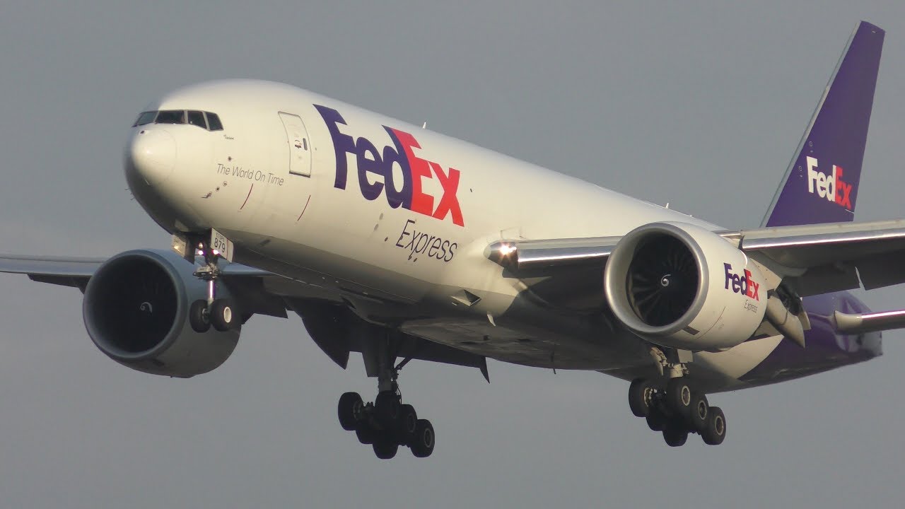 [4K] 世界最大のB777Fオペレーター FedExの安定したランディング landing @Narita Airport rwy16L ...
