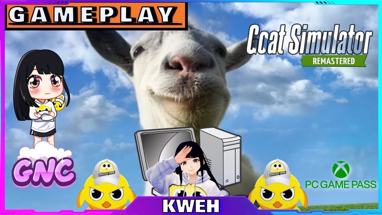 Goat Simulator Remastered | GAMEPLAY | PC | PC GamePass - YouTube