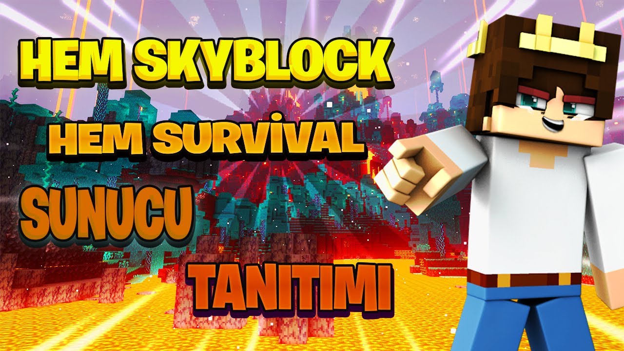 Hem Skyblock Hem Survival Sunucu !! - OresLand - Mİnecraft Sunucu ...
