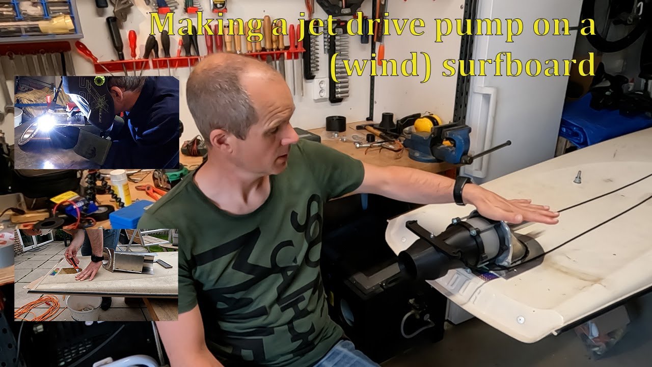 Making a jet drive on a surfboard - YouTube