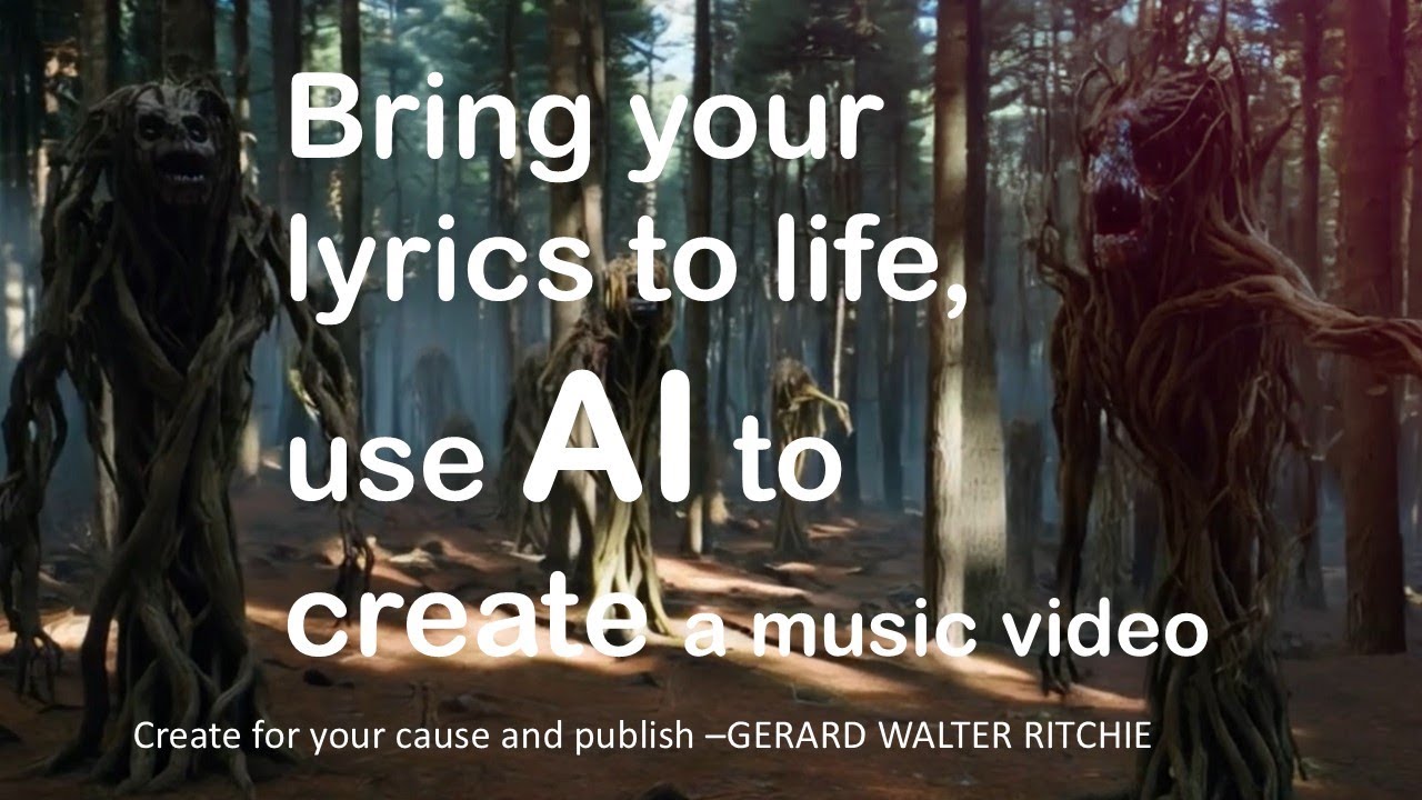 use AI to make your music video using your own lyrics - YouTube