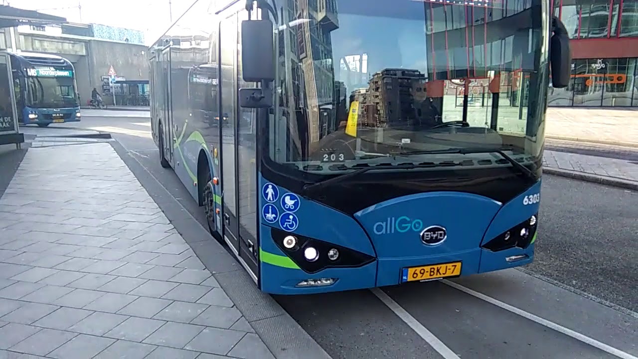 Allgo bussen+busrit Almere 19/1/2019 - YouTube
