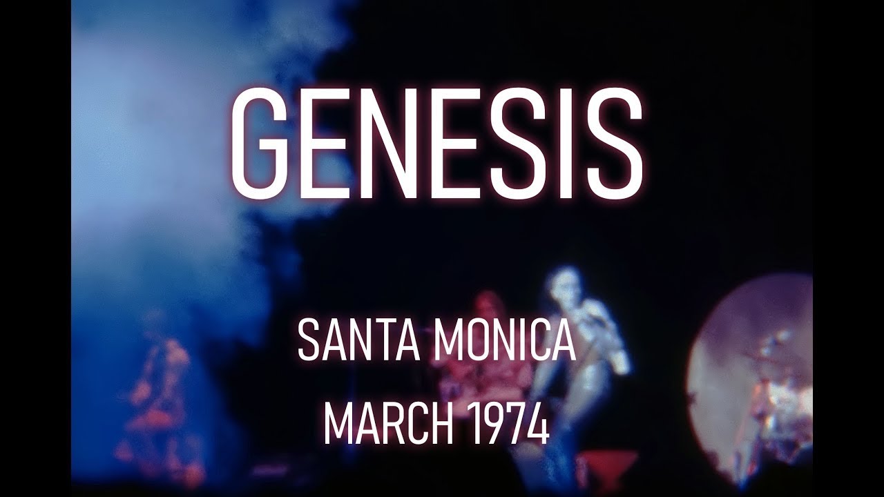 Genesis - Live Santa Monica March 1974 8mm Film (HD) - YouTube