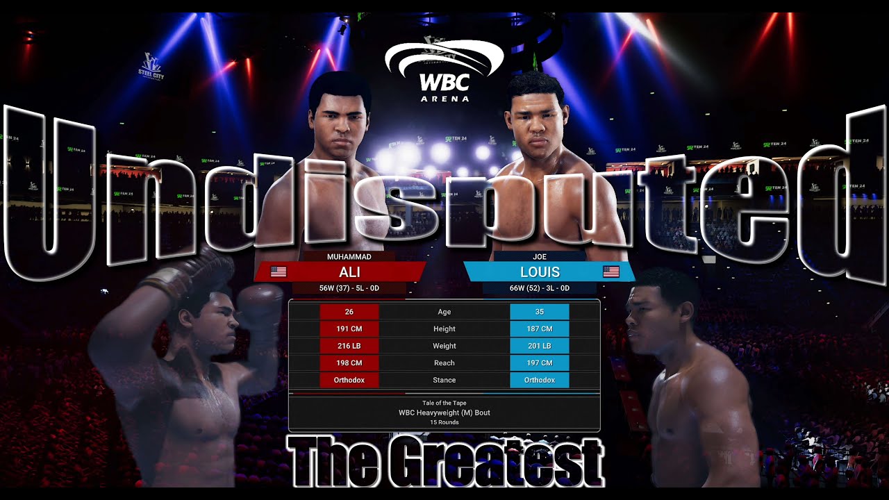 Undisputed - Muhammad Ali vs Joe Louis - AI Simulation (4K) - YouTube