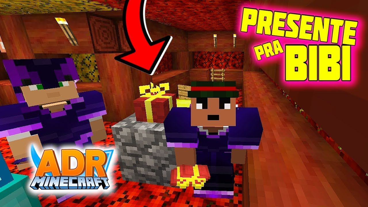 Minecraft: ADR - BIBI VAI GANHAR UM PRESENTE #43 - YouTube