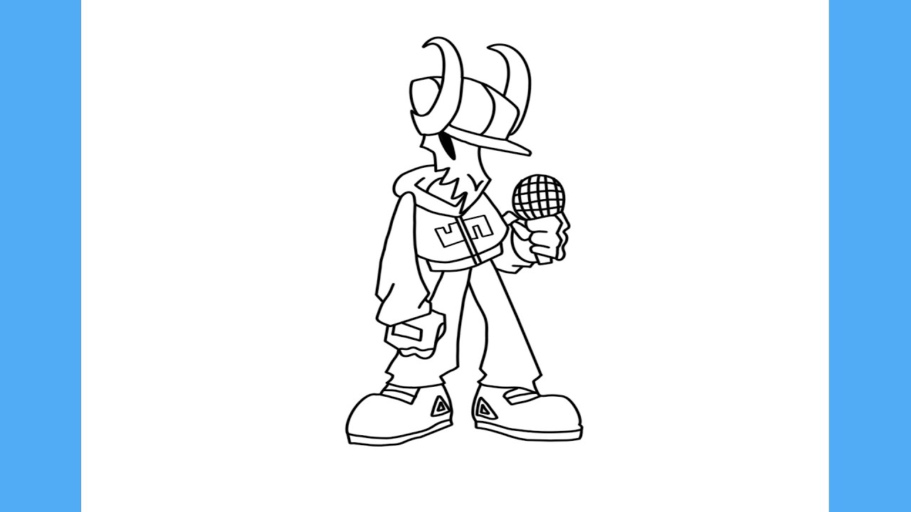 HOW TO DRAW TABI FROM FRIDAY NIGHT FUNKIN - FNF game - YouTube