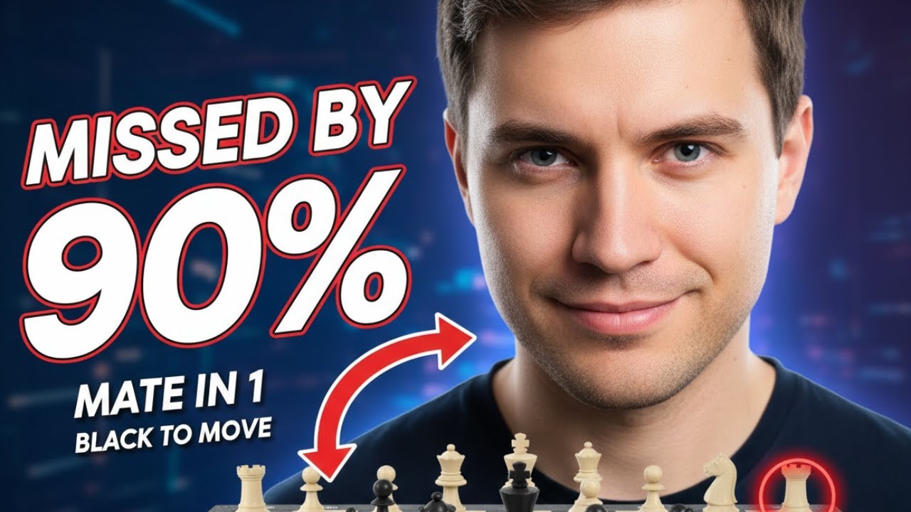 Easy Mate in 1 Chess Puzzle | Learn Checkmate Patterns - YouTube