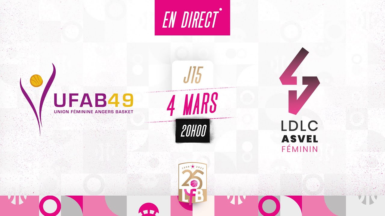 LFB 2022-2023 J15 | Angers - Lyon | Match complet - YouTube