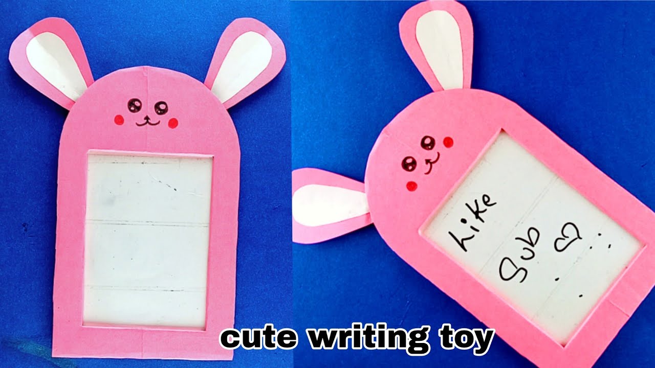 How to make writing pad with cardboard | easy make magic pad | easy ...