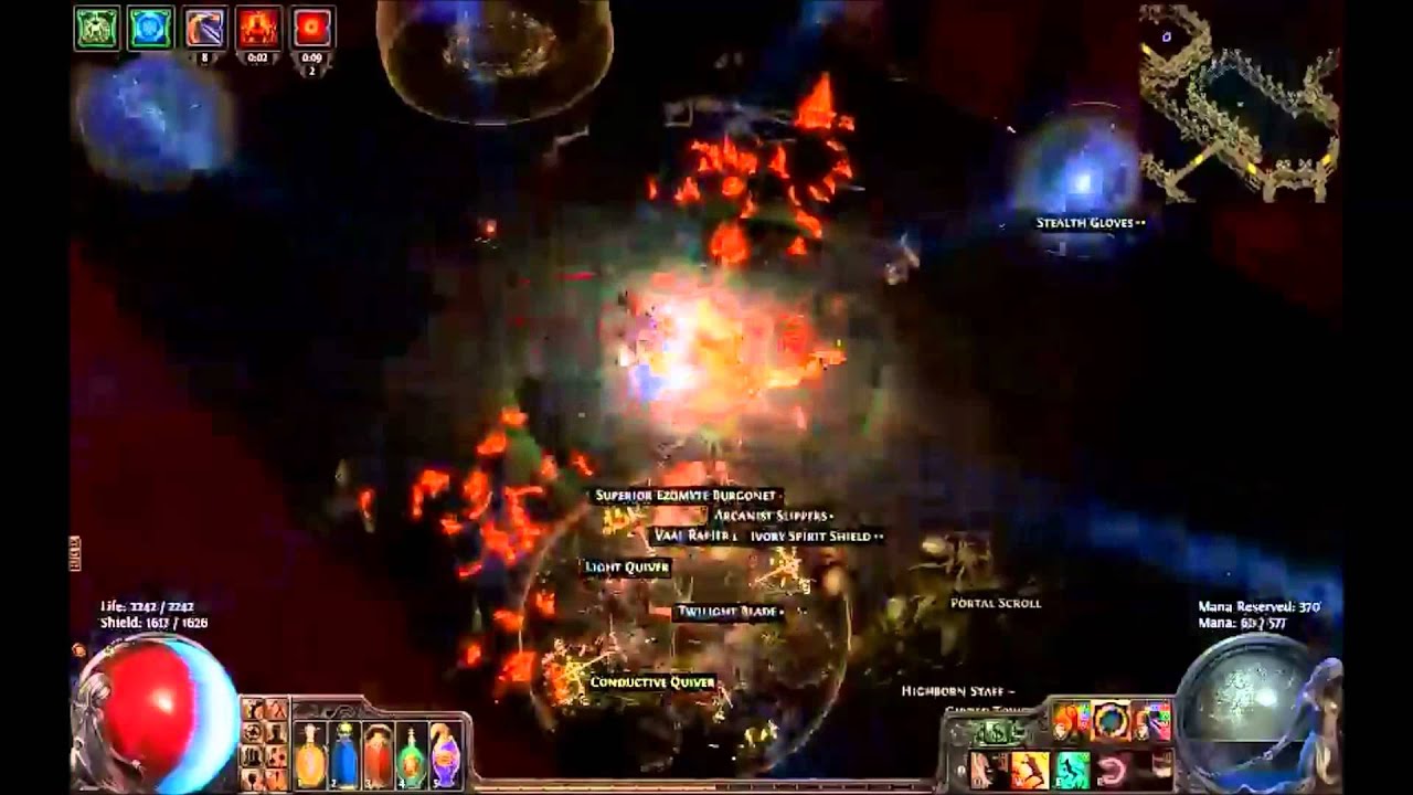 Path of Exile - Piety Shrine Map(77) - Candlelight Dinner - YouTube