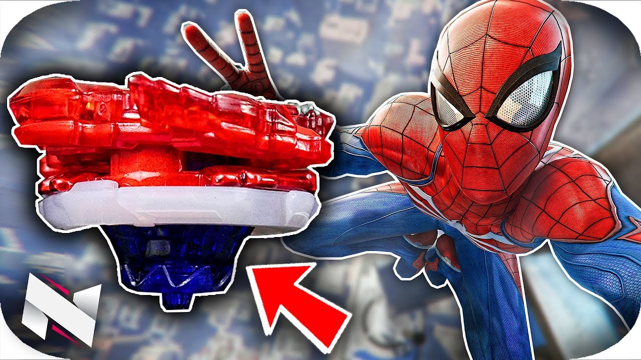SPIDER-MAN BEYBLADE!! || Making A Beyblade Look Like Spider-Man ...