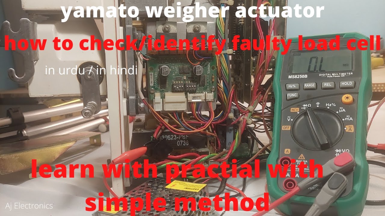 How to check / Identify faulty load cell of yamato multihead weigher ...