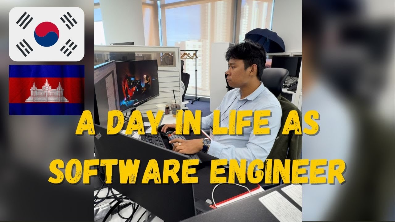 A day in life of a software engineer at south korea 🇰🇷 | ជីវិតមួយថ្ងៃរបស់អ្នកអាយធីនៅកូរ៉េ | Vlog ...
